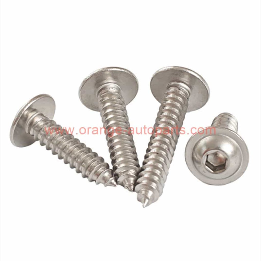 Factory Price M3 M4 M5 M6 M8 M10 Stainless Steel 304 Hex Socket Pan Washer Head Self Tapping ...